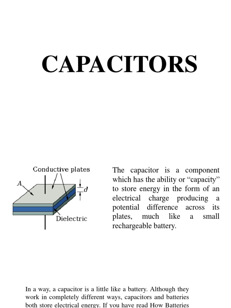 Lecture Slides 7 Capacitor | PDF | Science & Mathematics | Technology ...