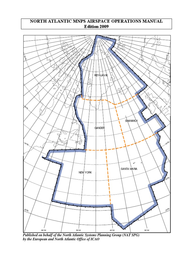 NAT MNPS Manual | PDF | Air Traffic Control | Navigation