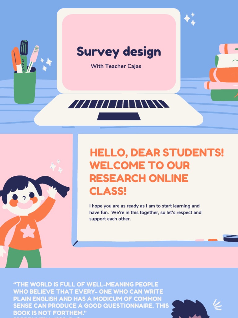 Survey Design Pdf Pdf Questionnaire Level Of Measurement
