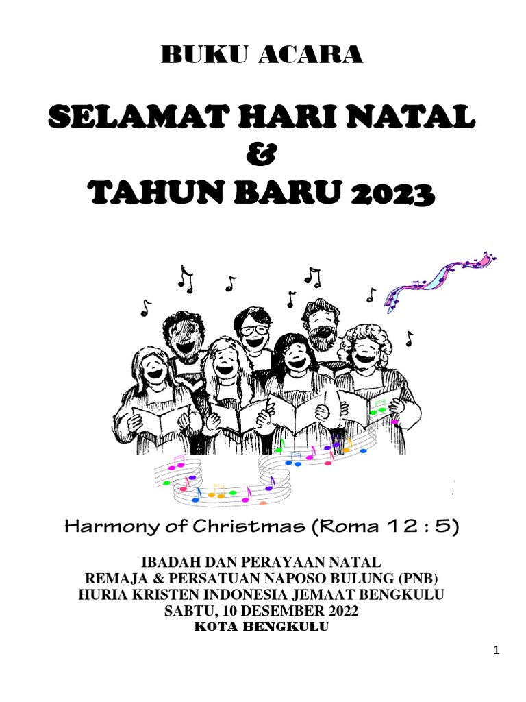 Buku Acara Natal PNB 2022 Perbaikan Final 07122022 | PDF