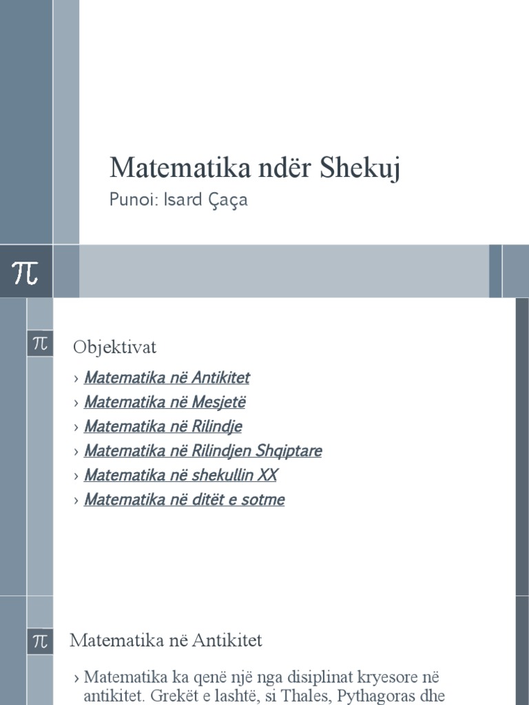 Matematika Ndër Shekuj Pdf