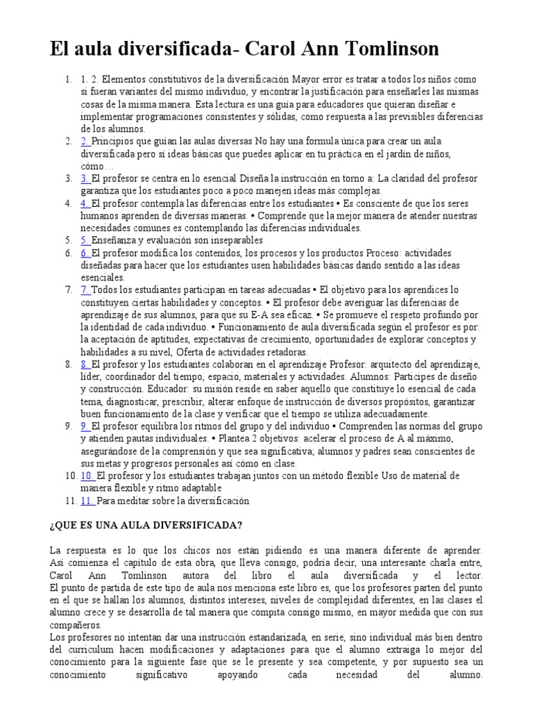 Aula Diversificada | PDF