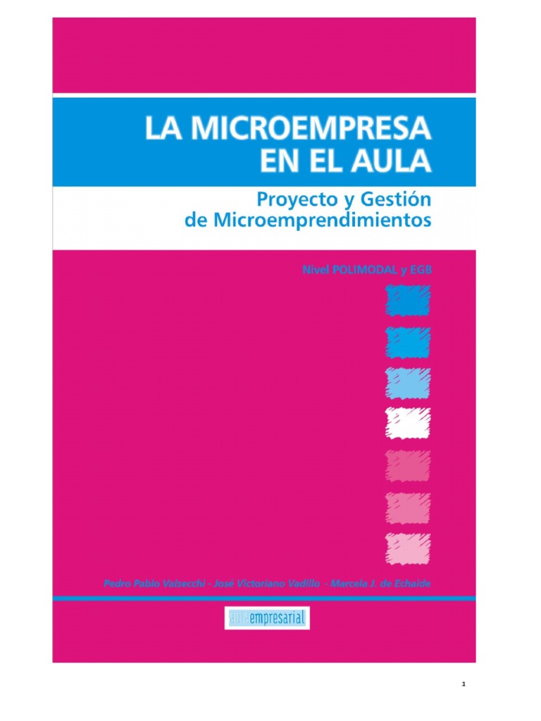UNIDAD 2 Proyecto y Gestion de Microemprendimientos Texto PDF | PDF