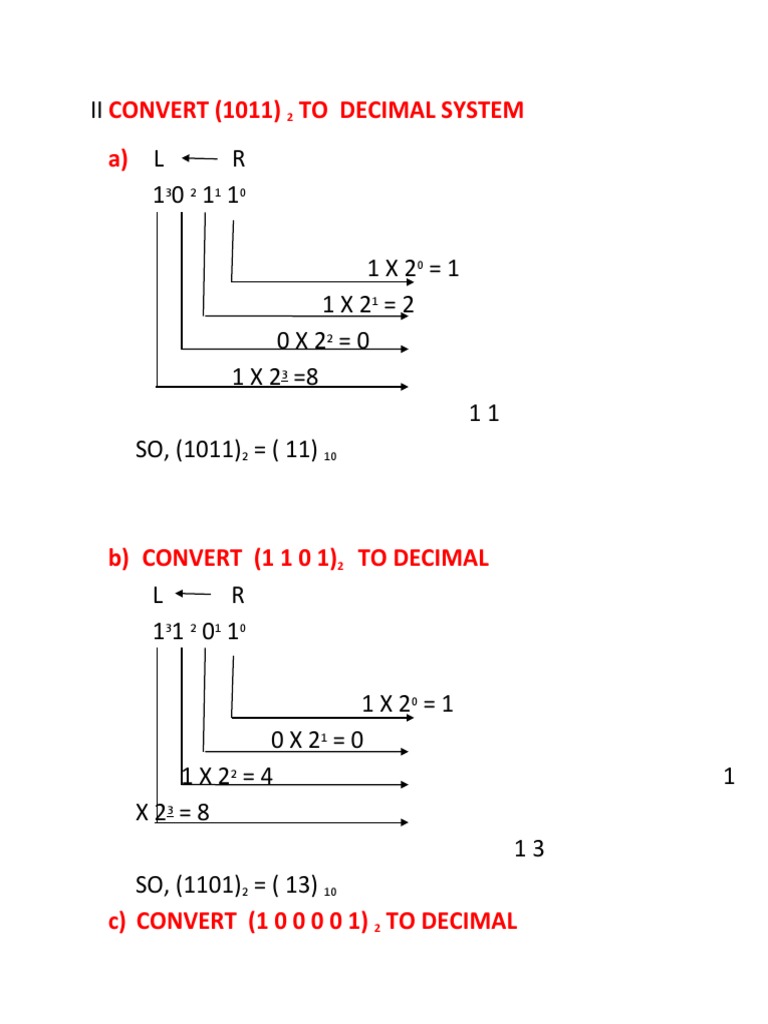 Computer Binary Chapter Notes Pdf Mathematical Notation Computing 