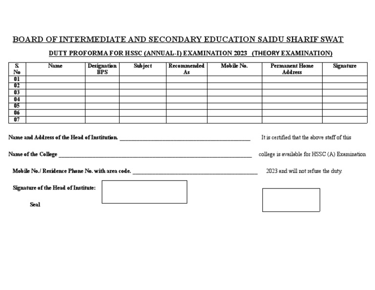 bise proforma.docx | PDF