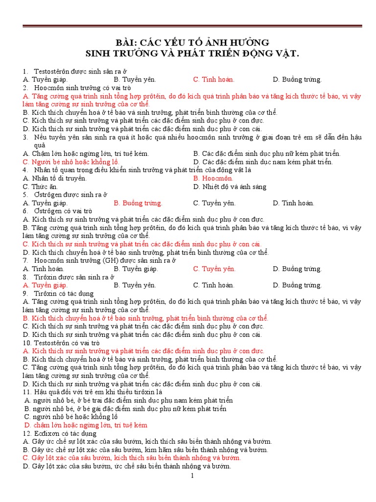 TRAC NGHIEM SH 11-CO BAN - Bai 38 - 45 | PDF