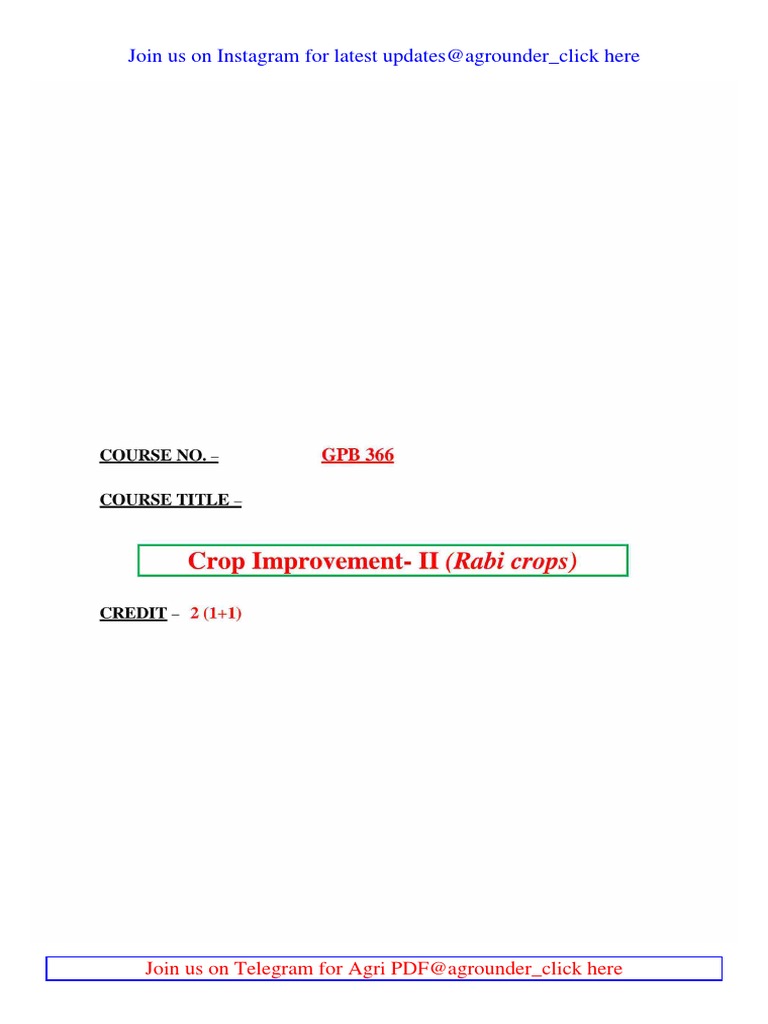 GPB PDF | PDF | Plant Breeding | Barley