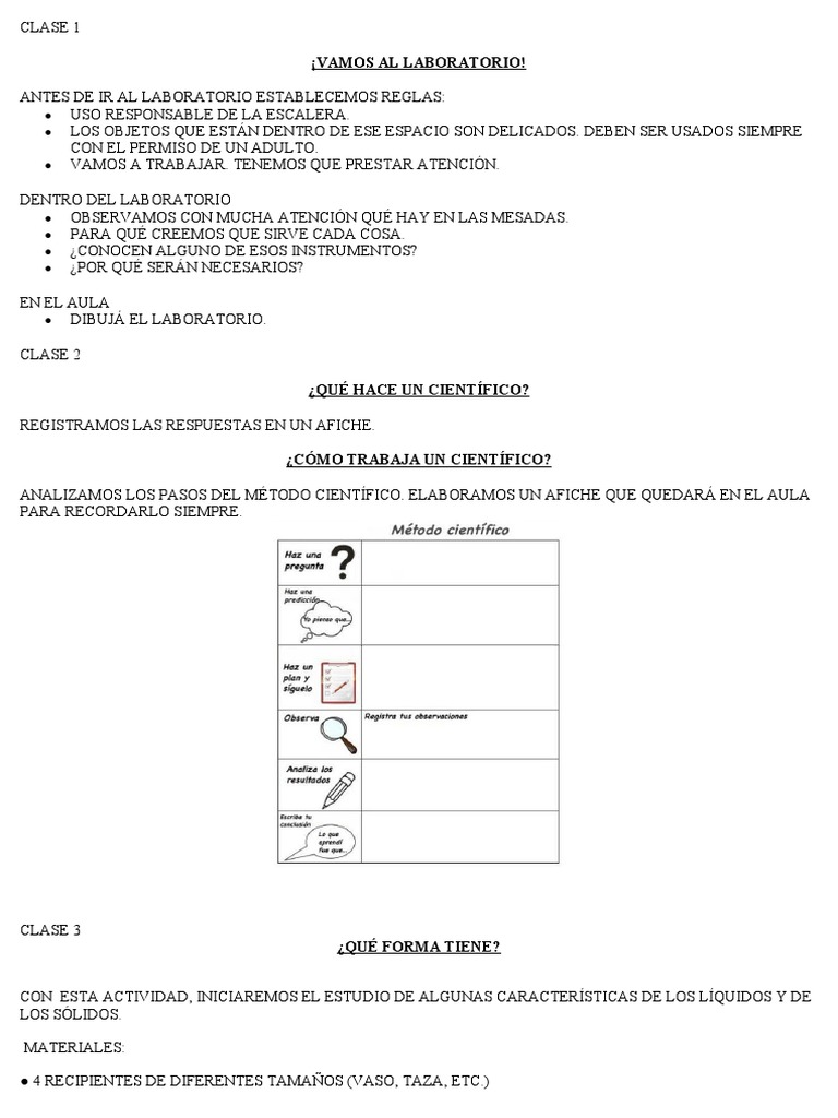 Unidad 1. Ciencias Naturales | PDF | Líquidos | Laboratorios