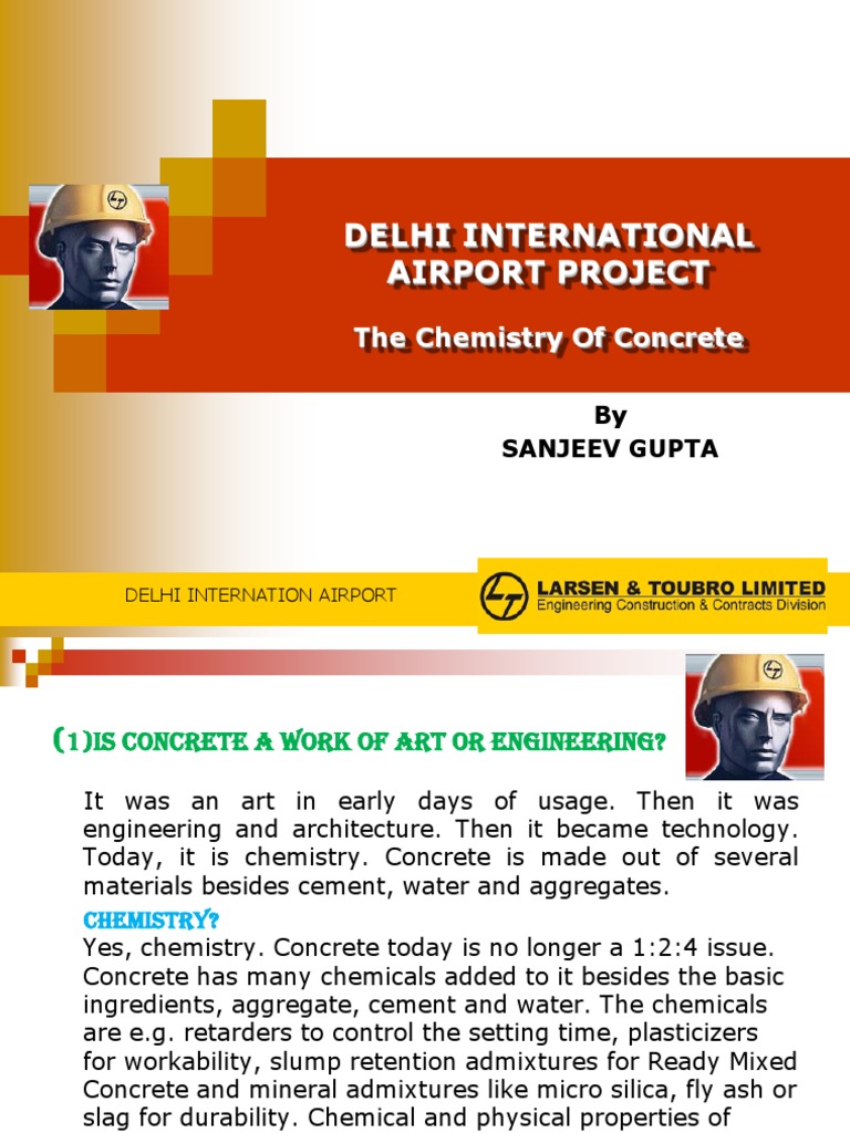 Concrete Chemistry for Airport Construction | PDF | Structural ...