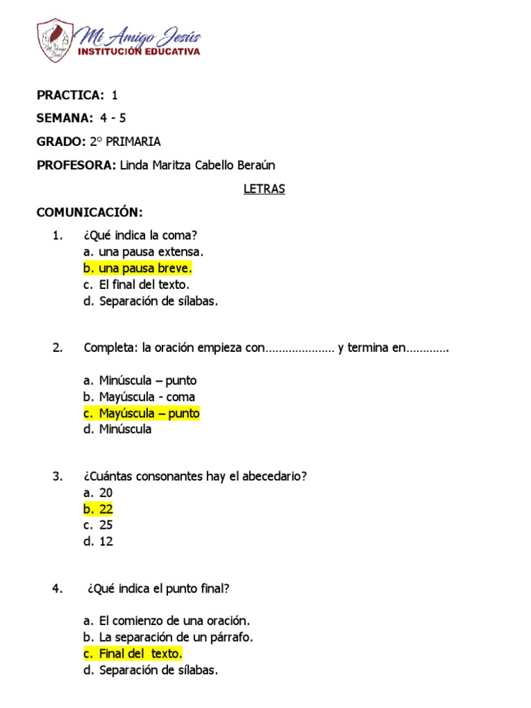 Práctica 1 - 2do Primaria | PDF | Conjunto (Matemáticas)