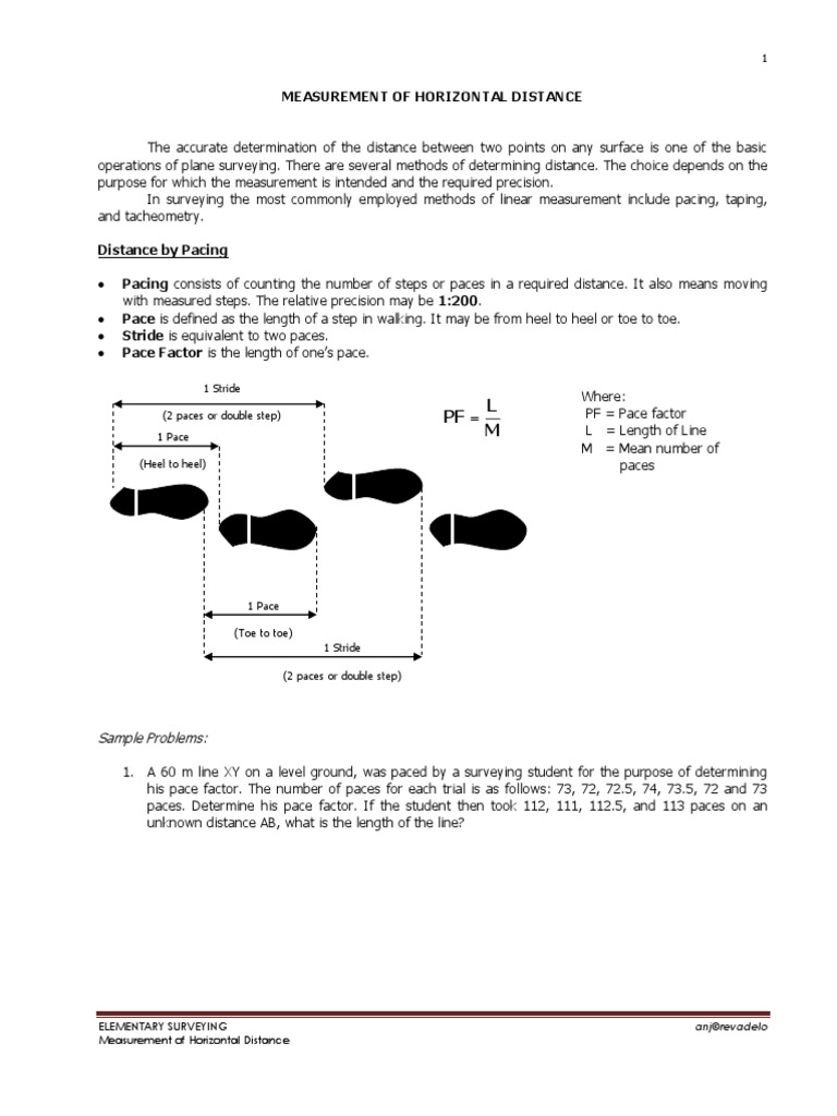 Horizontal Distance | PDF | Surveying | Young's Modulus