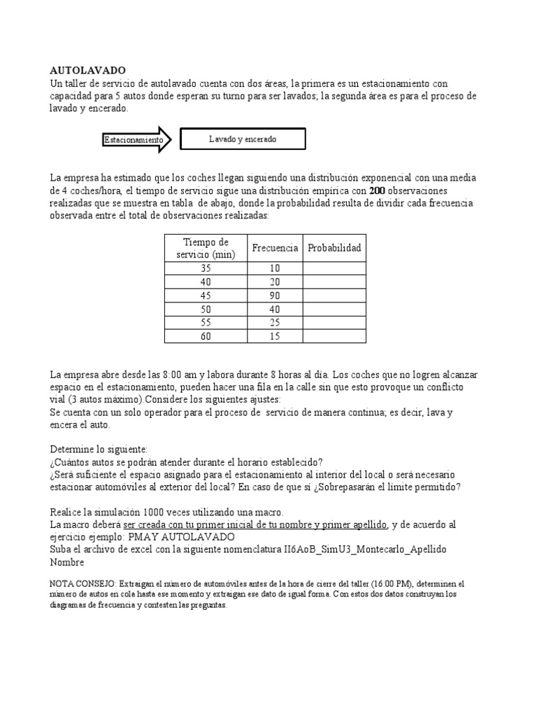 Ejercicio Practica MonteCarlo No 2 | PDF | Negocios | Informática