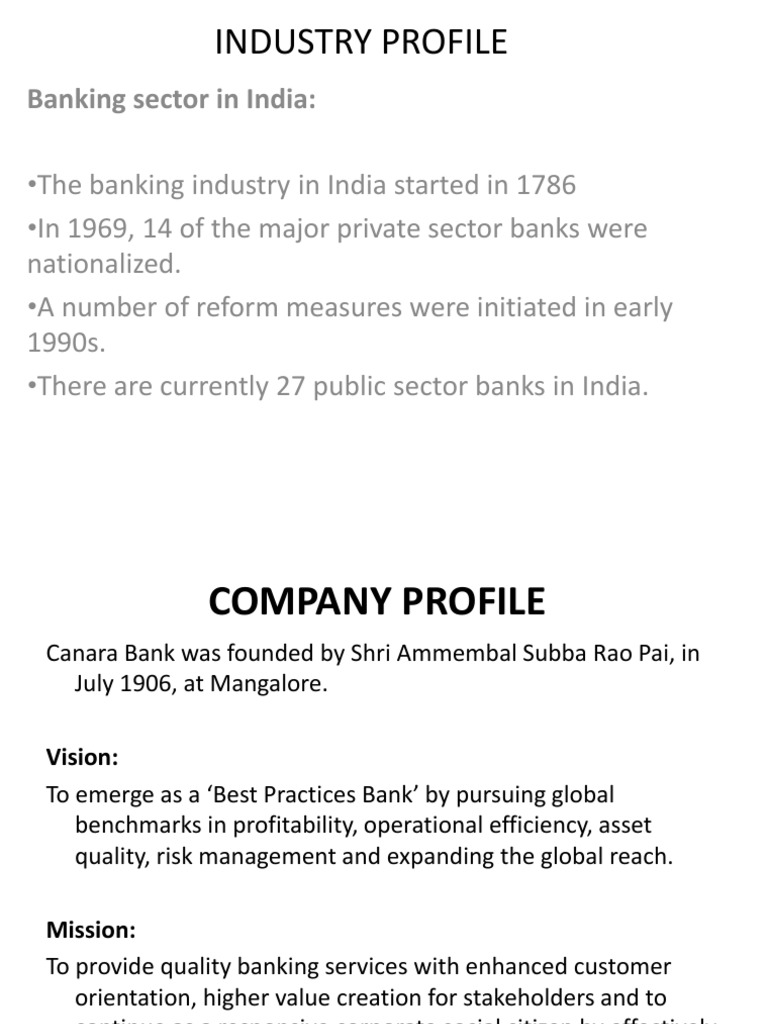 Industry Profile: Banking Sector in India | PDF | Credit Risk | Banks