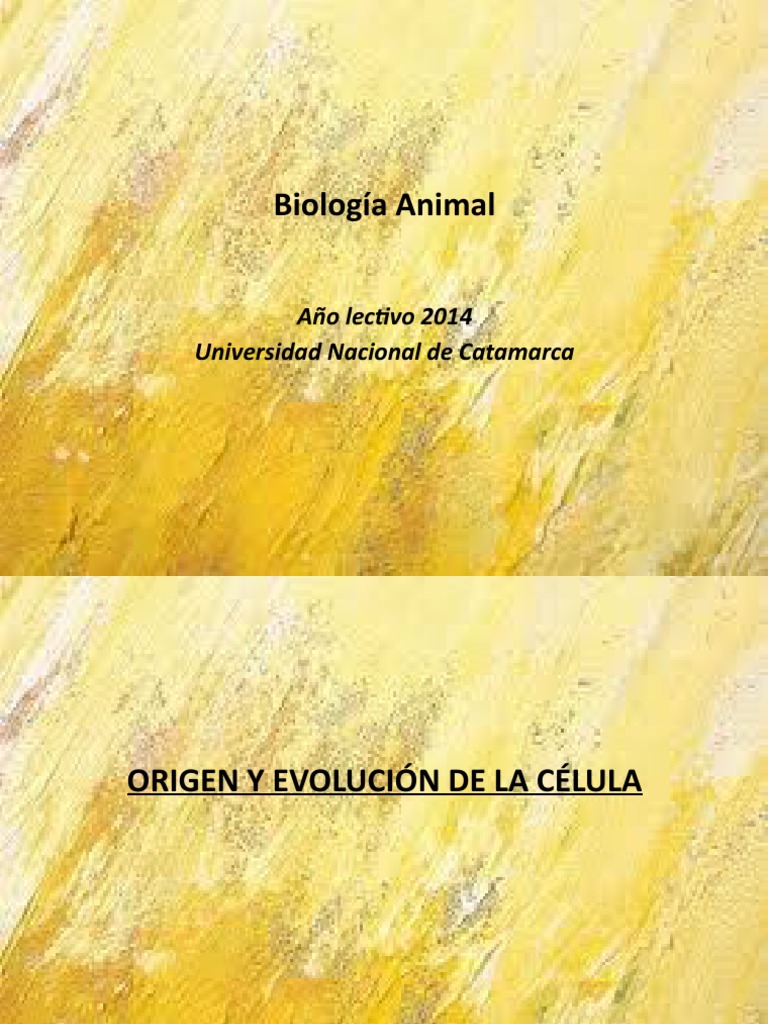 Origen y Evolución de La Celula | PDF | Biología Celular) | Rna