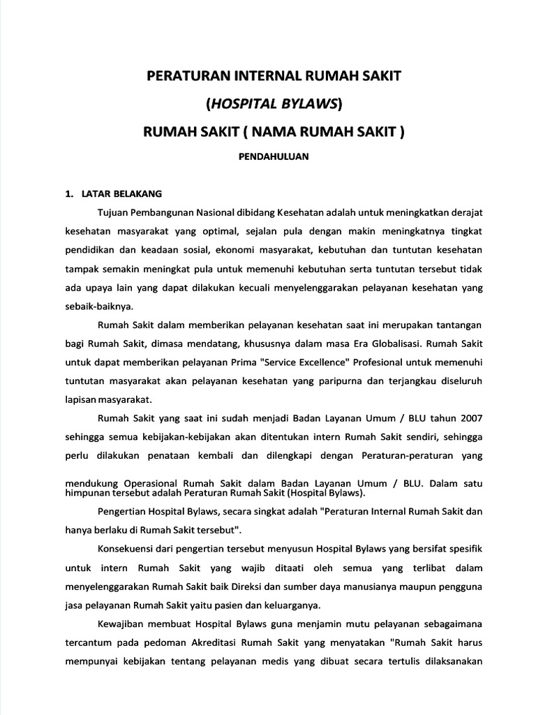 PDF Format HBL Rumah Sakit Medan - Compress | PDF