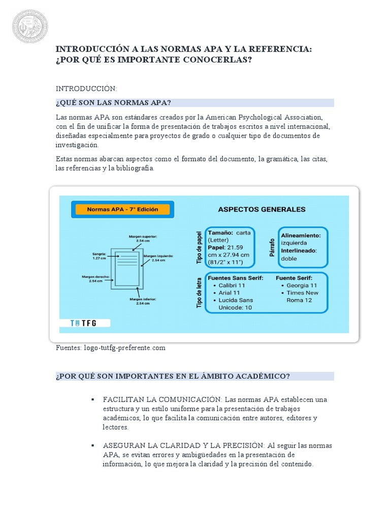 Las Normas Apa y La Referencia - Text. Argumentativo | PDF | Crecimiento personal y profesional ...