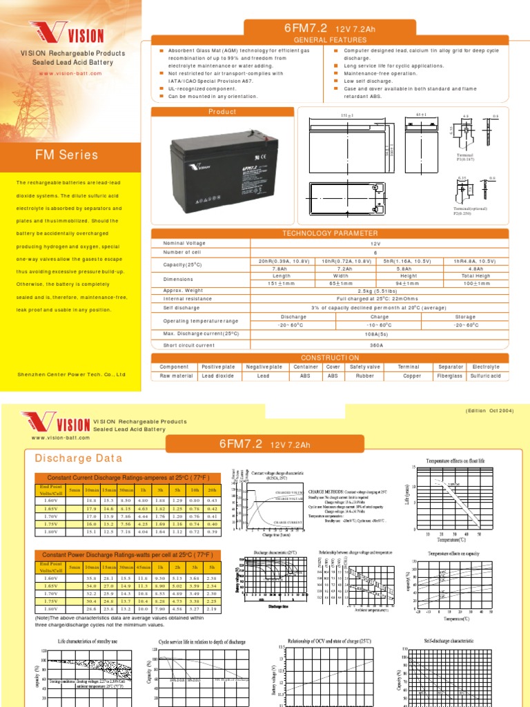 6FM7 2 | PDF | Battery (Electricity) | Energy Storage