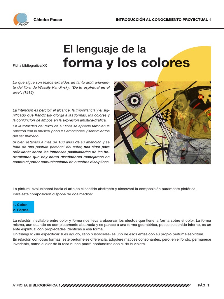 El Lenguaje de Las Formas y Los Colores | PDF