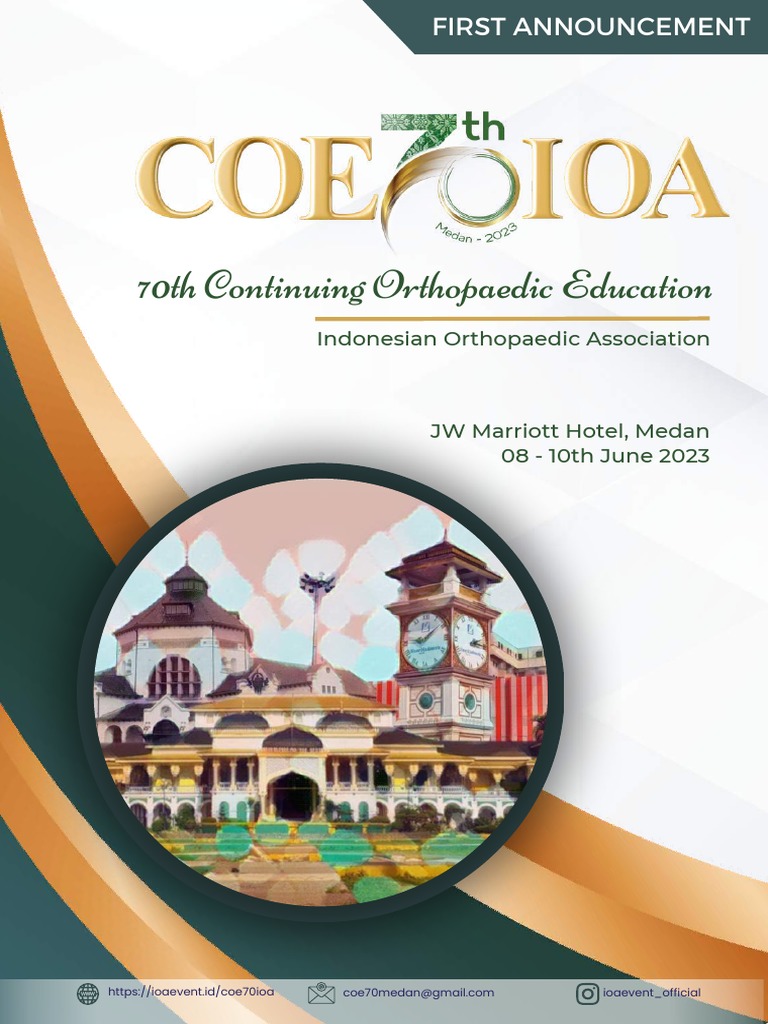 70th Orthopaedic Education in Medan | PDF | Travel