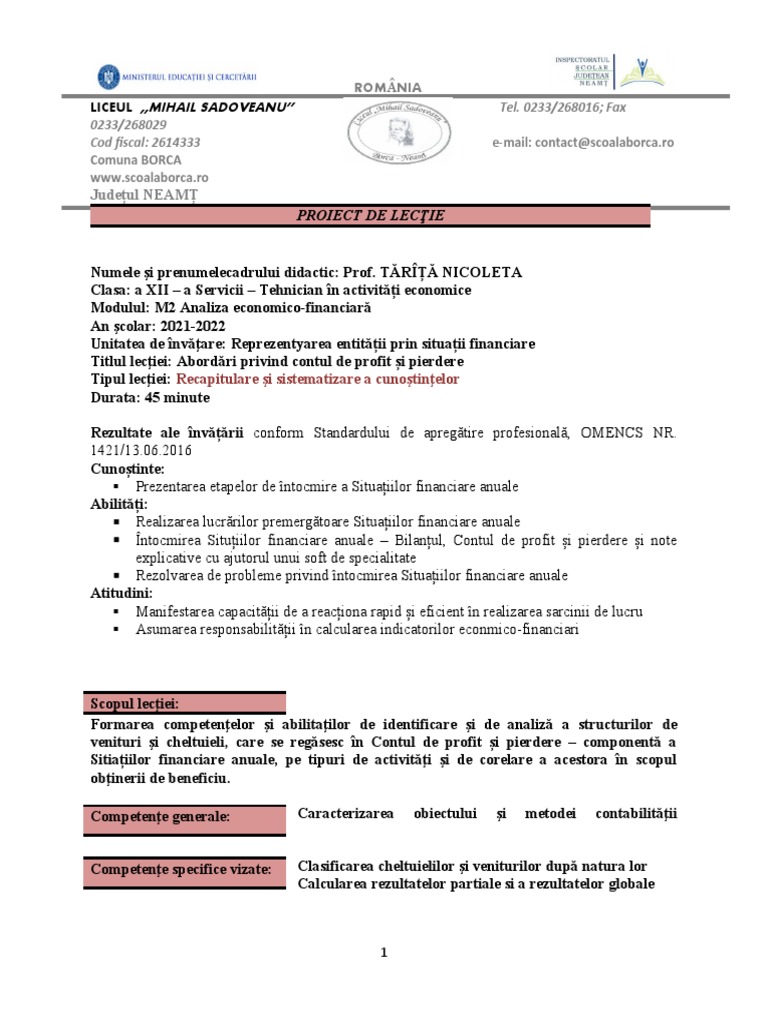 Proiect Didactic a XII a D Recapitulare(Metoda Ciorchine Si Fise de Lucru) | PDF