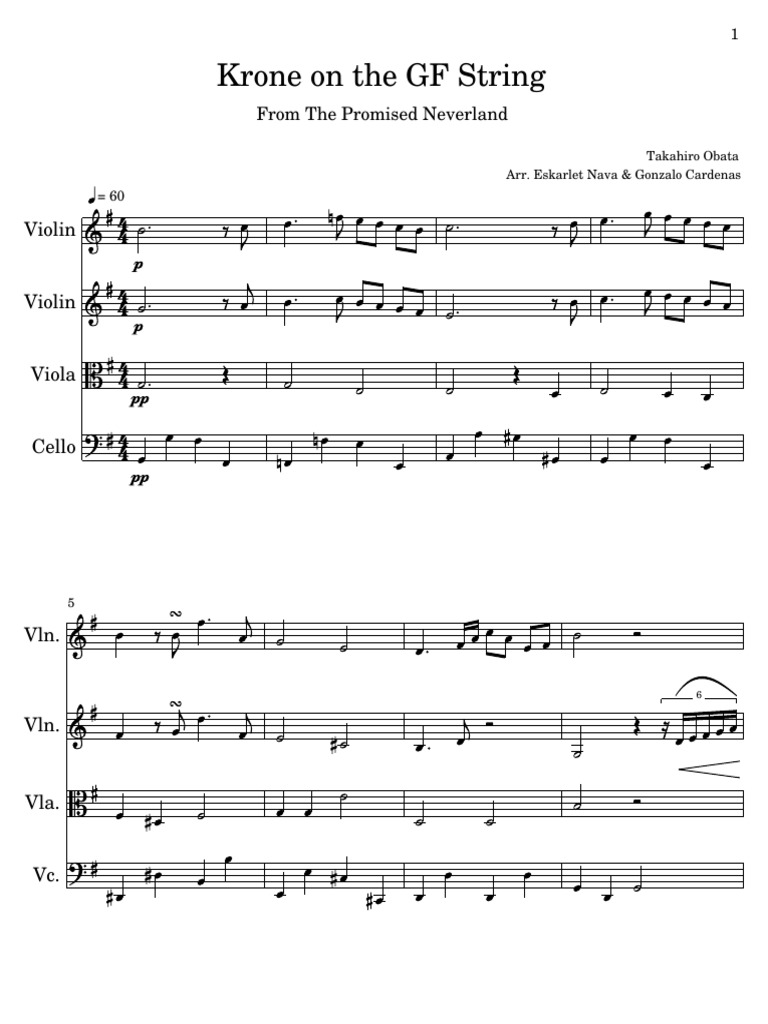 Krone On The GF String PDF | PDF