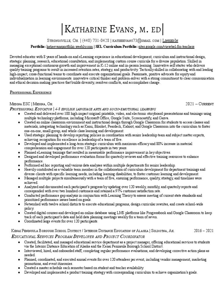 resume-katie-evans 1 | PDF