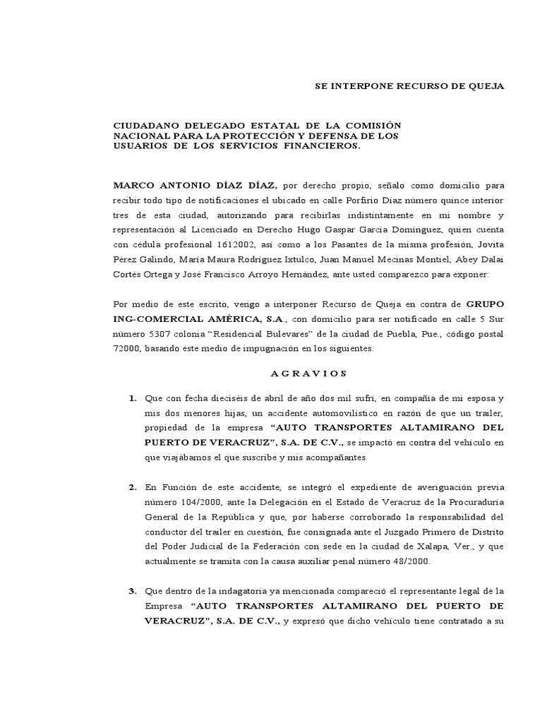 Recurso Condusef | PDF | Gobierno