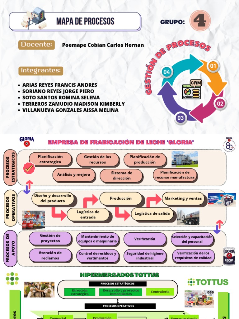 Grupo 04-Mapa de Procesos | PDF | Logística | Marketing