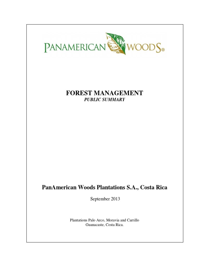 Forest Management | PDF | Home & Garden | Science & Mathematics