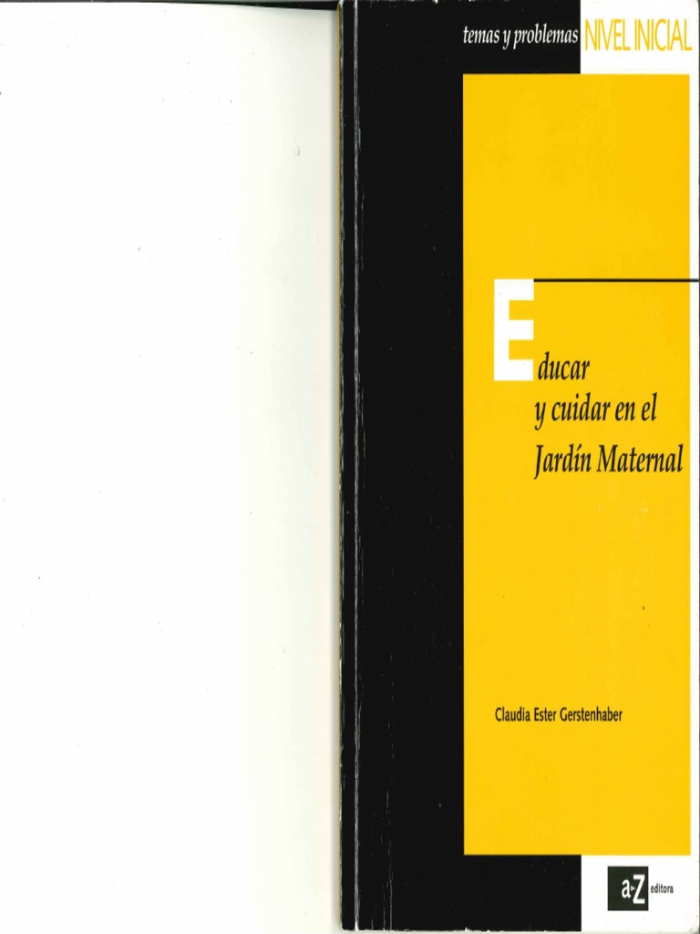 Educar y Cuidar en El Jardin Maternal - Cap 1 | PDF