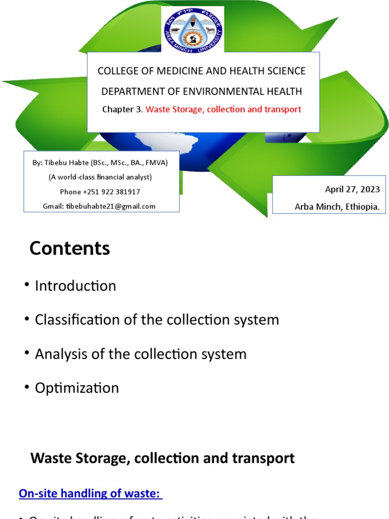 Chapter III | Download Free PDF | Municipal Solid Waste | Waste