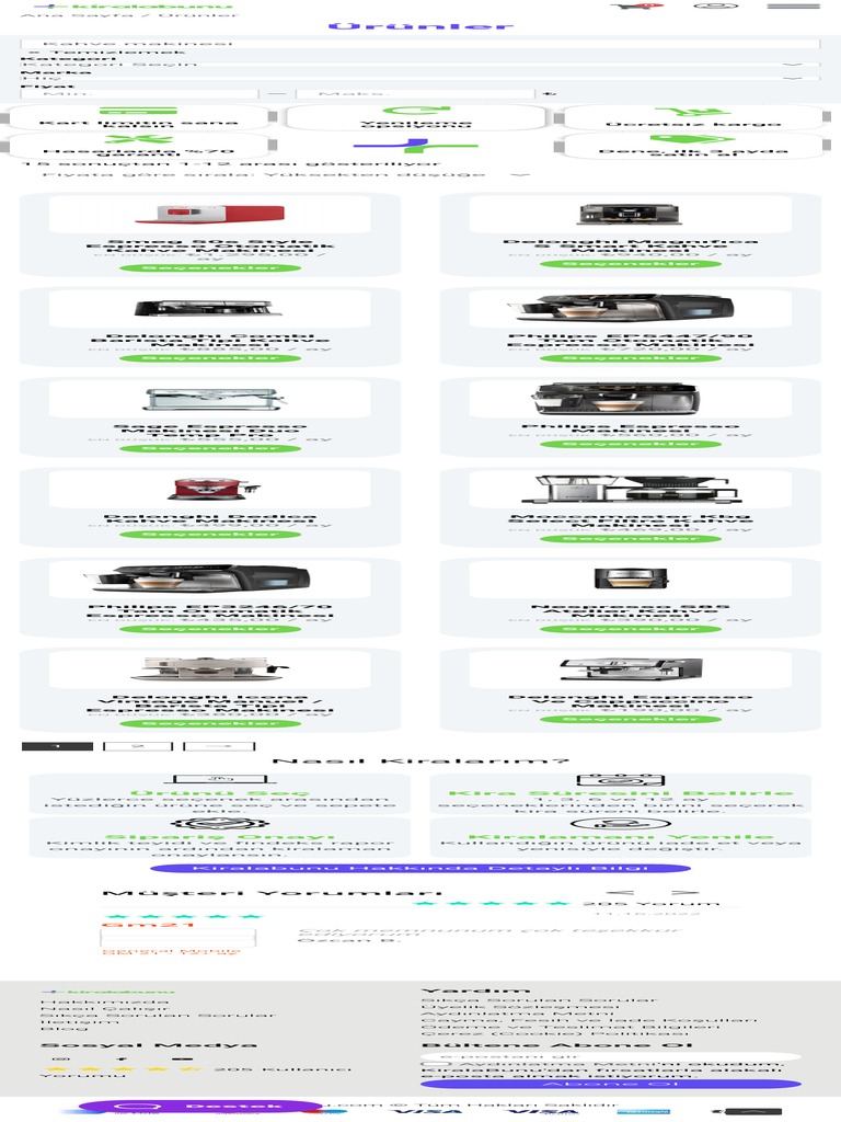 Ürünler KiralaBunu PDF | PDF