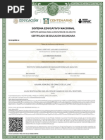 Certificado Cecyte | PDF