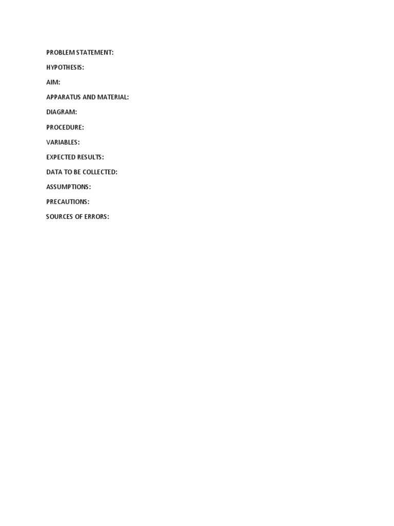 Research Experiment Framework Guide | PDF
