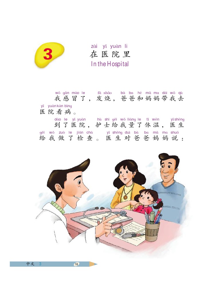 Chinese3 Lesson 3 | PDF