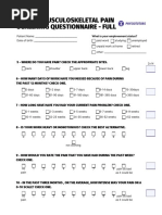 DASH Questionnaire Guide | PDF