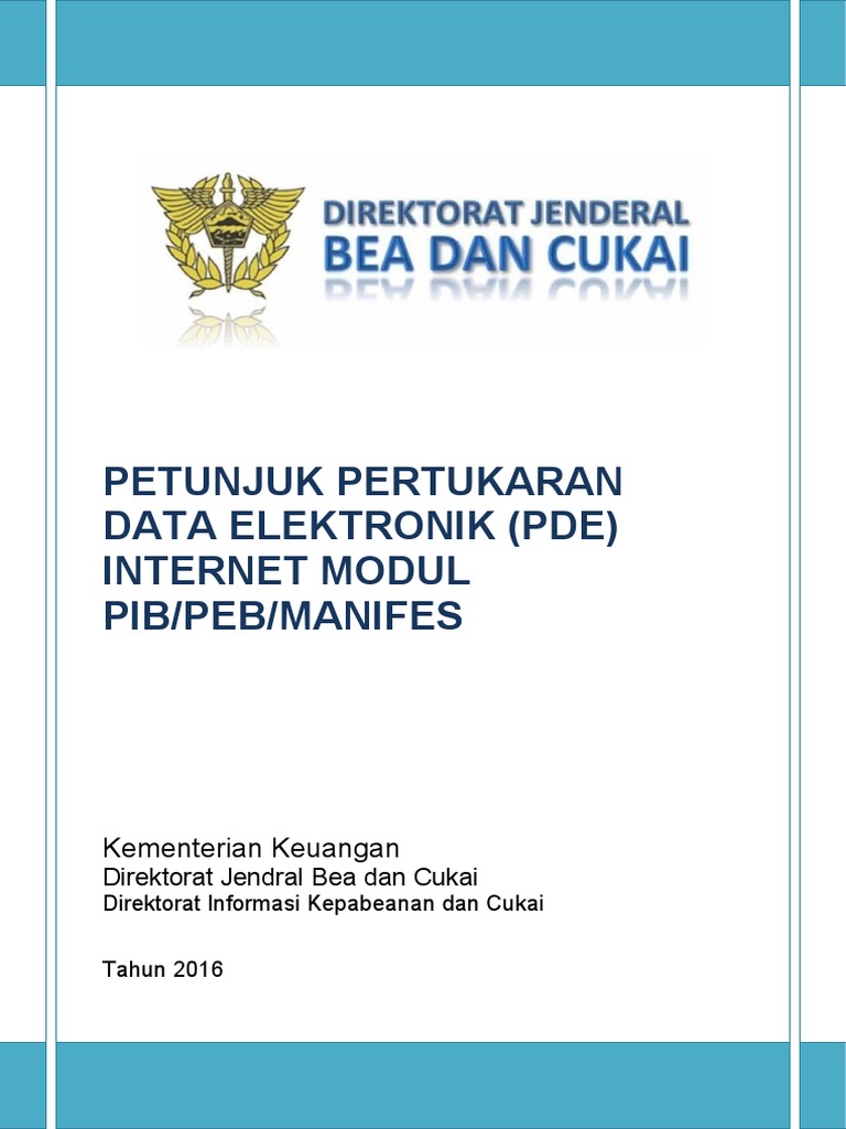 Petunjuk Teknis Pde Internet | PDF