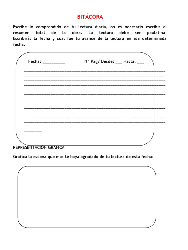 Bitácora - Primaria | PDF