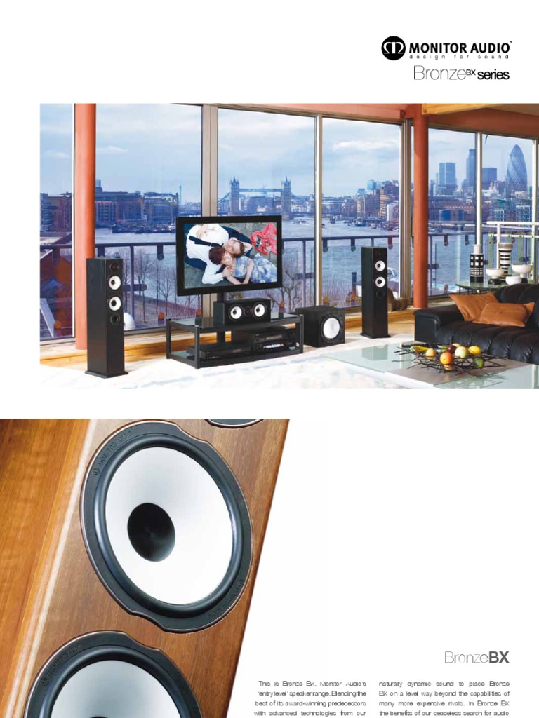 Monitor Audio Bronze BX Brochure - EN | PDF | Loudspeaker | Amplifier