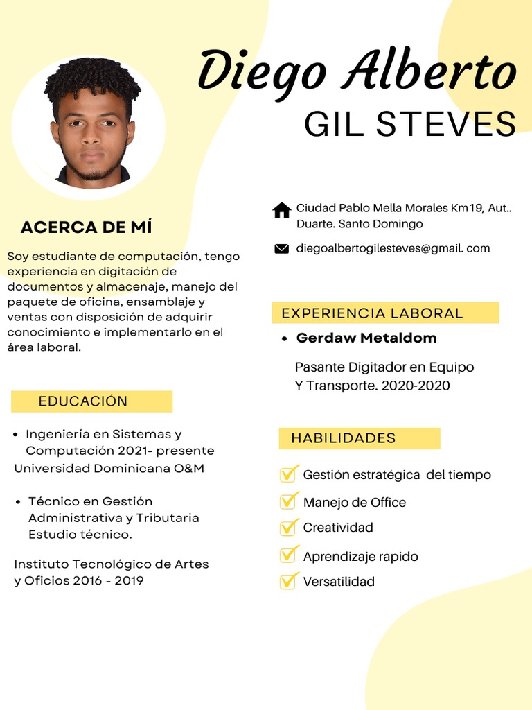 Diego Gil Currículum PDF | PDF