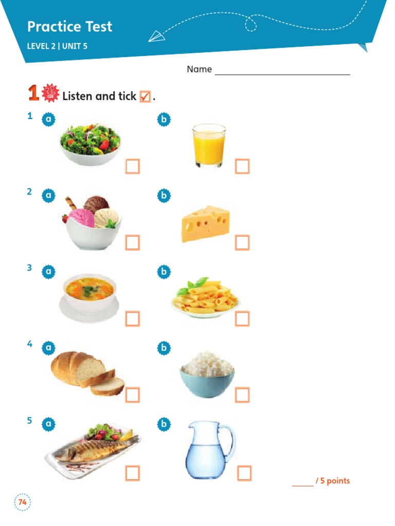 Level 2 Unit 5 Practice Test | PDF | Cognition