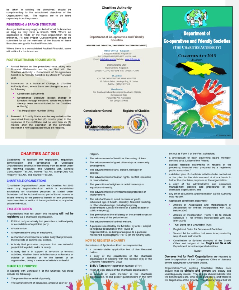 Legal Size - DCFS Folded Brochure - Charity | PDF | Charitable ...