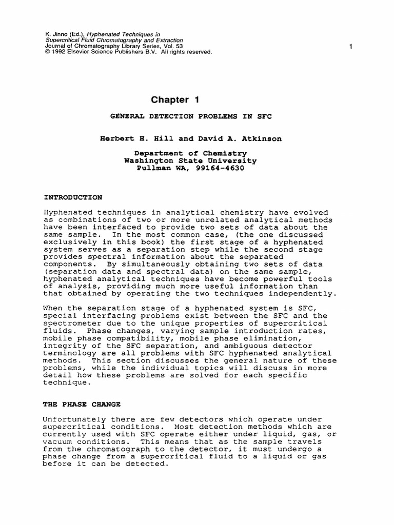 Chapter 1 General Detection Problems in SFC - 1992 - Journal of ...