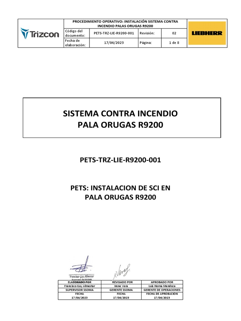 2 PETS-TRZ-LIE-R9200-001 Rev 02 Firmado | PDF | Soldadura | Construcción
