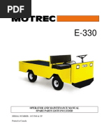 Motrec MC 480 AC Maintenance Manual | PDF | Brake | Electric Motor