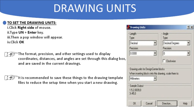 Drawing Units | PDF