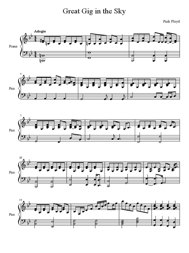 Great Gig in The Sky | PDF