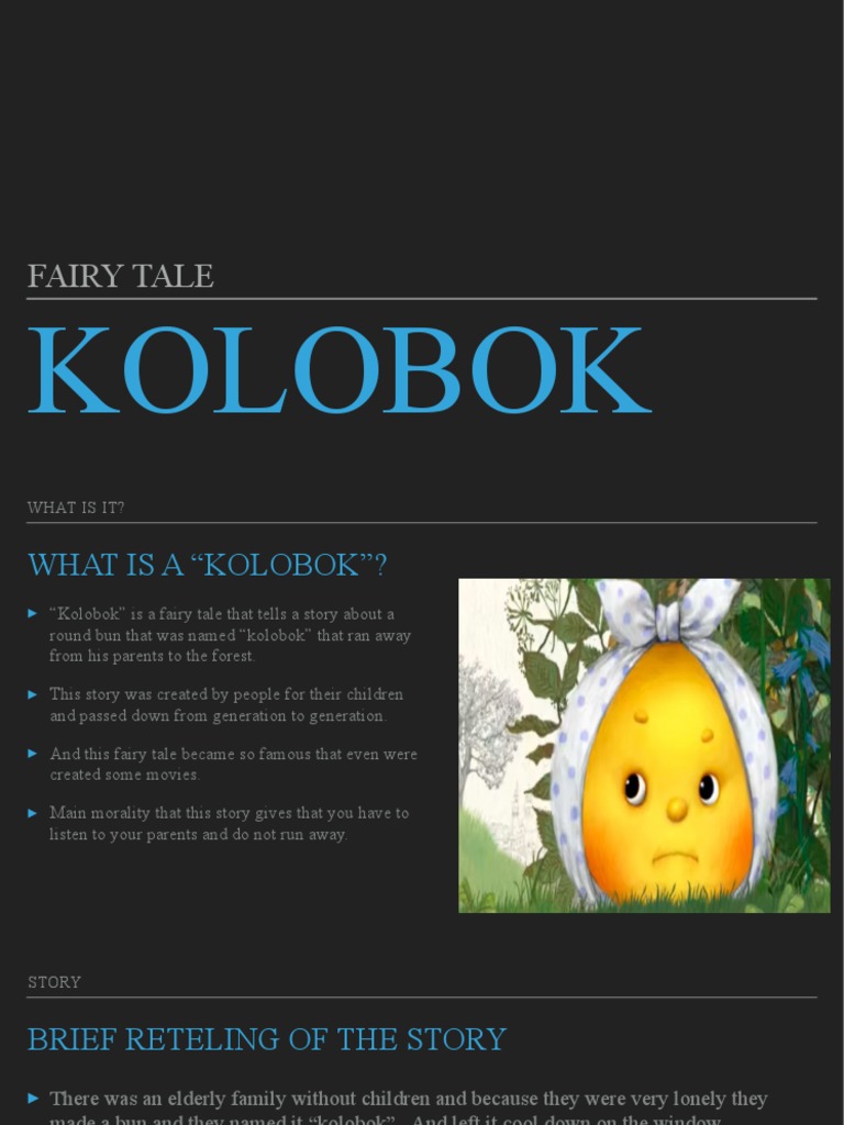 Fairy Tale Kolobok | PDF