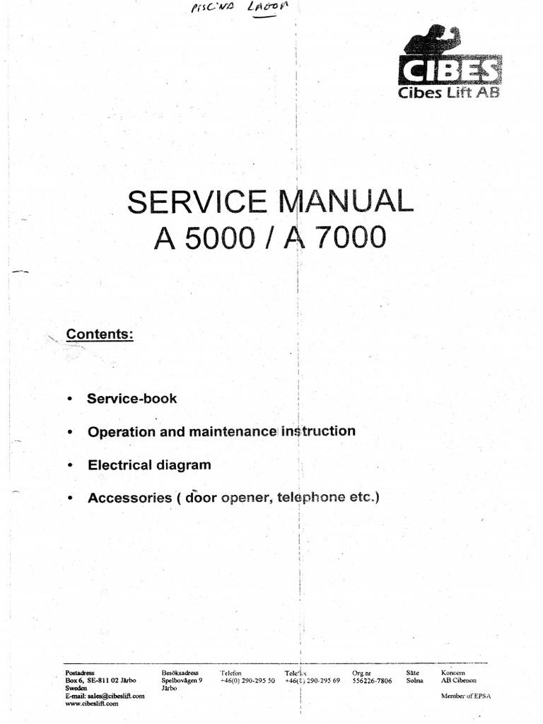 Cibes A5000 A7000 PDF | PDF