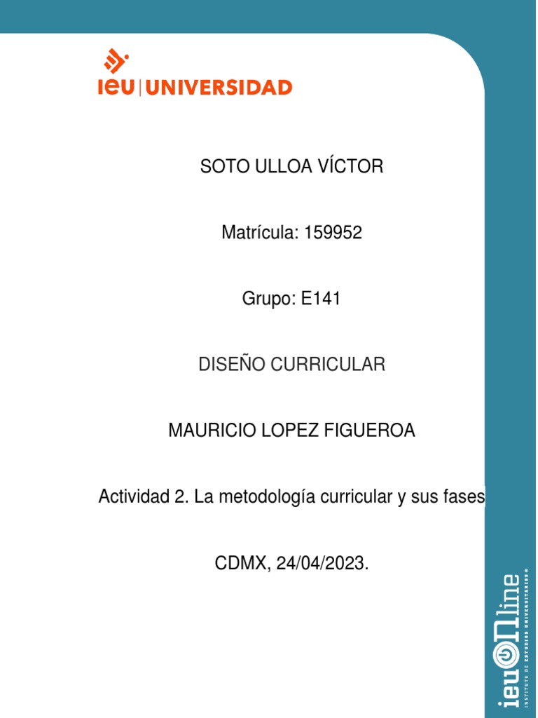 Soto Ulloa Victor Actividad 2 | PDF